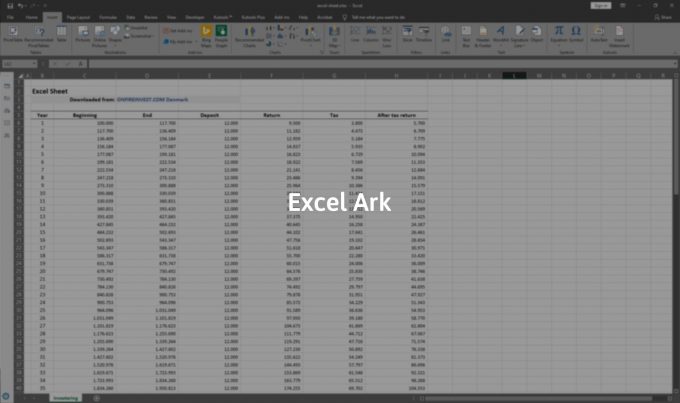 Excel - On FIRE Invest